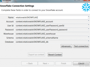 Talend Integration with Snowflake and Talend Snowflake Components